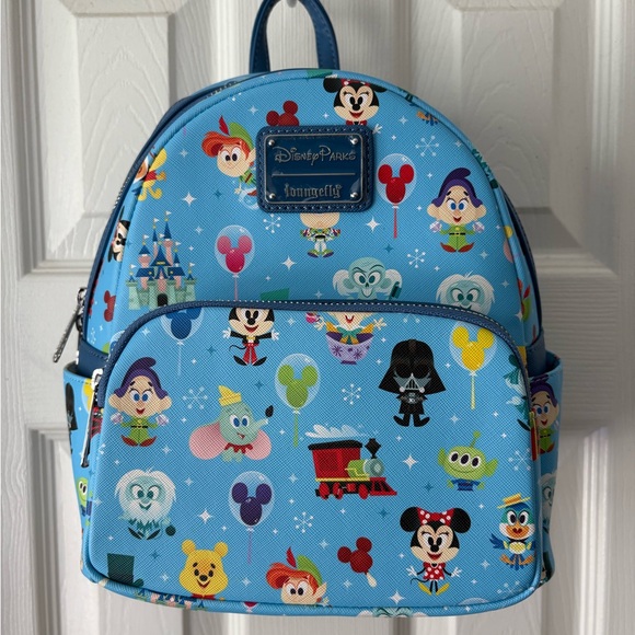 Loungefly | Bags | Disney Parks Loungefly Blue Mini Character Backpack ...
